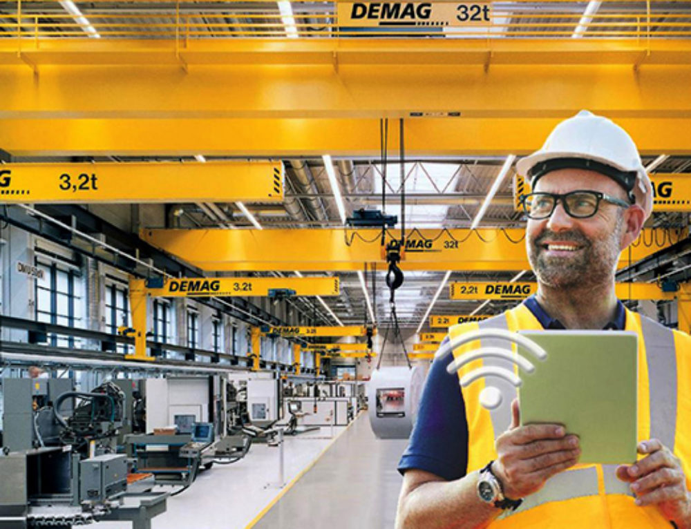 Demag V-Type crane triumphs with the red dot award - Trimate Industries ...